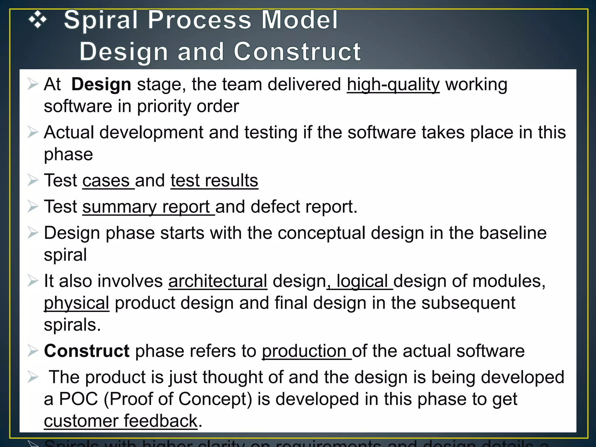software engineering (spiral process model) | PPTX