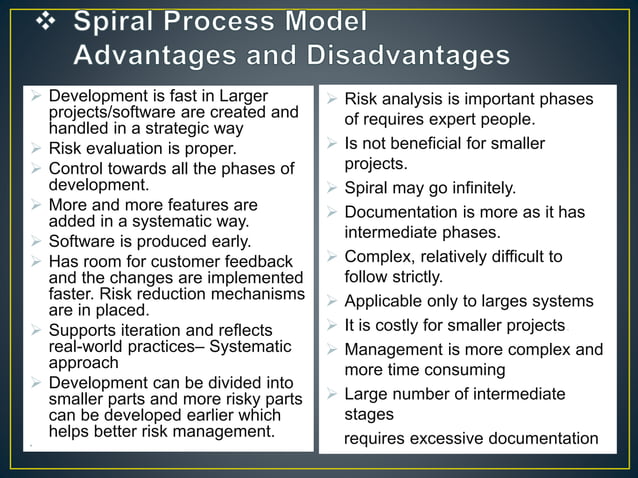 software engineering (spiral process model) | PPTX