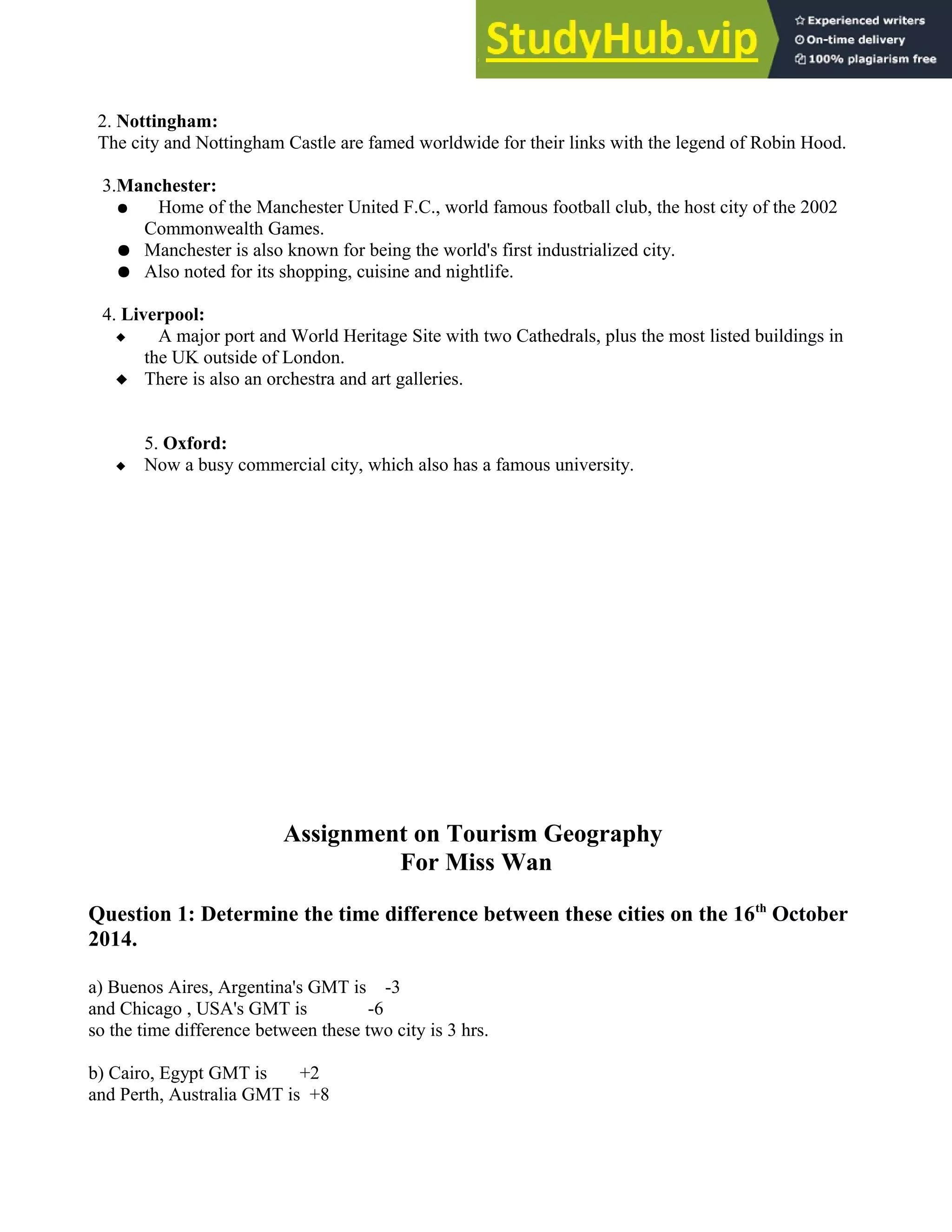 Assignment Of Tourism Geography For Miss Fatin | PDF | Australia and ...