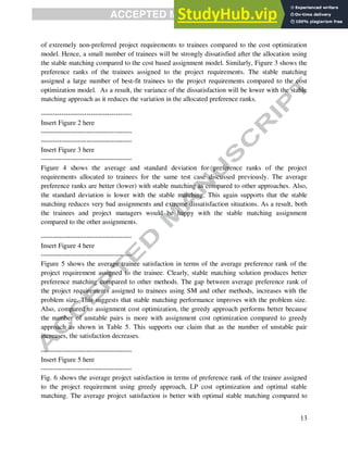 Assignment Of Trainees To Software Project Requirements A Stable Matching Based Approach | PDF