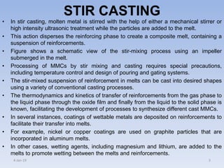 CAST METAL MATRIX COMPOSITES | PPTX