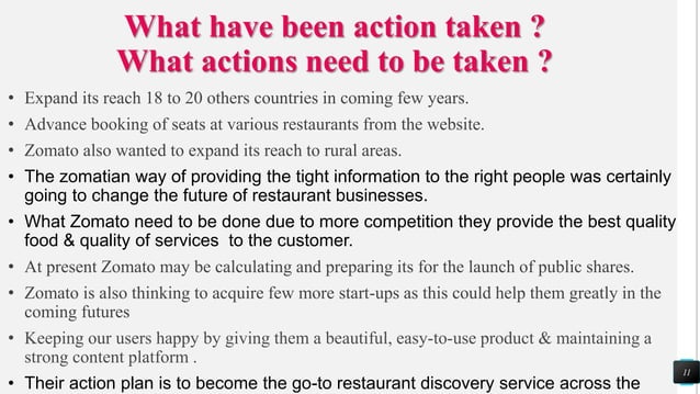 Case Study on ZOMATO.pptx | Business | Business and Finance