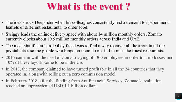 Case Study on ZOMATO.pptx | Business | Business and Finance