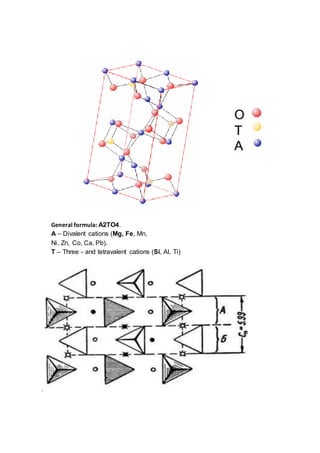 Olivine Crystal Structure