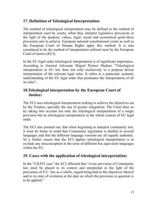 Assignment on Interpretation of Statutes in Common Law and Civil Law ...