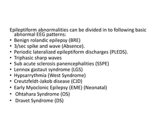 Abnormal EEG patterns | PPTX