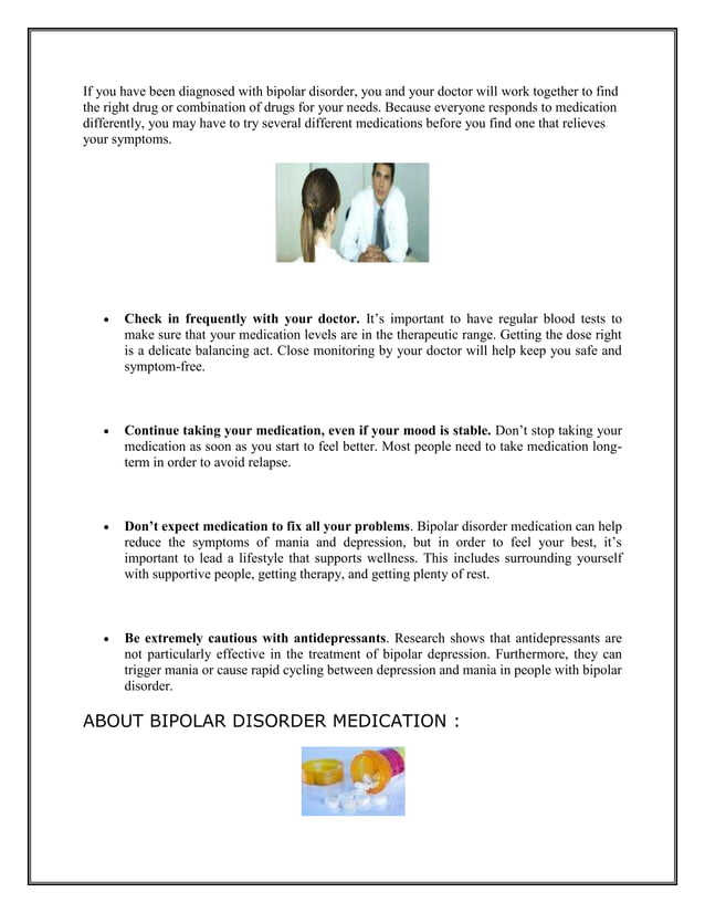 Assignment on bipolar disorder | PDF