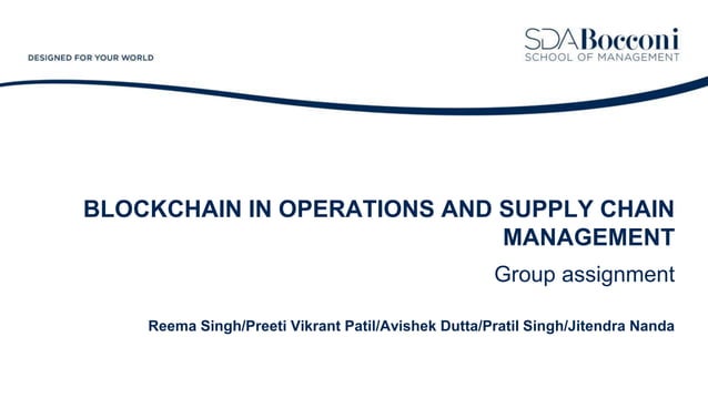 Assignment On Blockchain Ppt