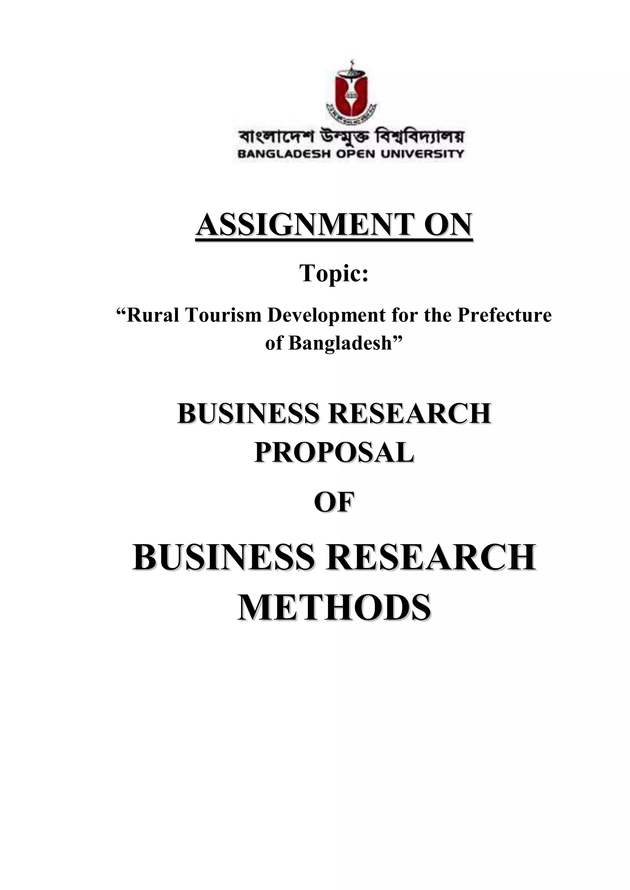business research proposal | PDF