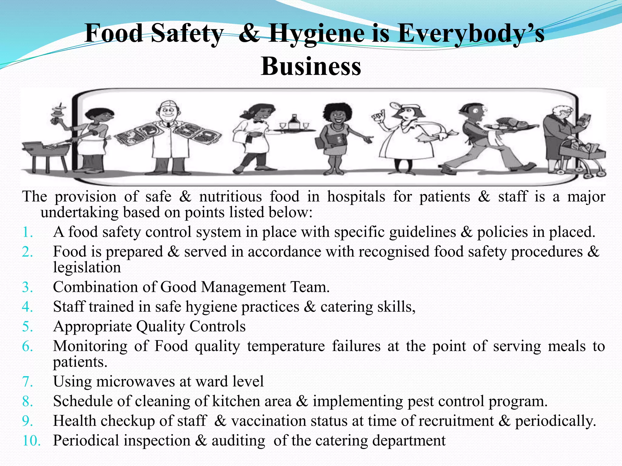 Catering Services in a Hospital | PPTX