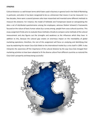 CULTURAL DISTANCE: HOW IS IT MEASURED AND HOW DOES IT IMPACT ON GLOBAL ...