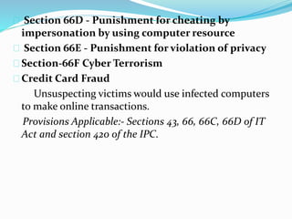 Assignment on cyber law | PPTX | Crime & Harmful Acts to Individuals ...