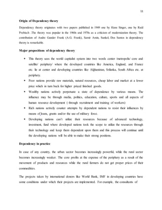 Assignment on development and undevelopment theory | DOCX