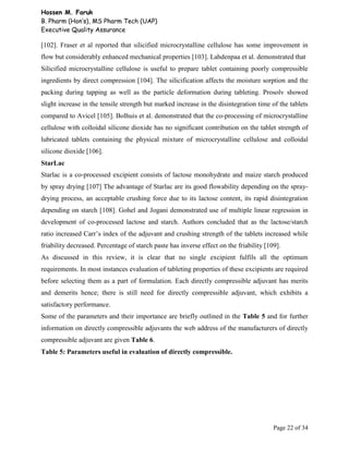 Direct Compressible Filler | PDF