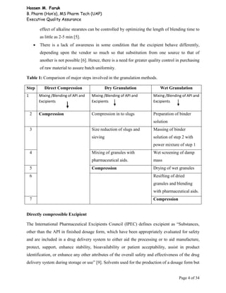 Direct Compressible Filler | PDF