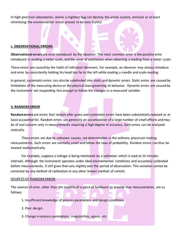 Assignment on errors | DOCX | Physics | Science