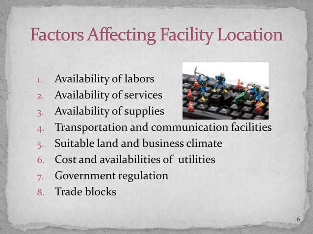 Facility location problem | PPTX | Logistics | Business