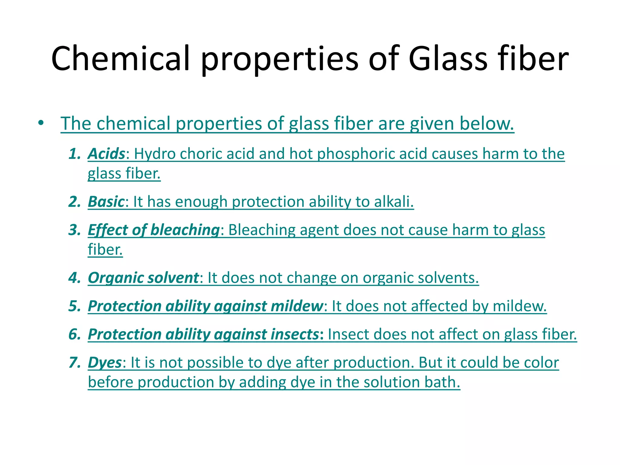 Glass fiber | PPT