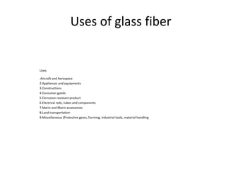 Glass fiber | PPT