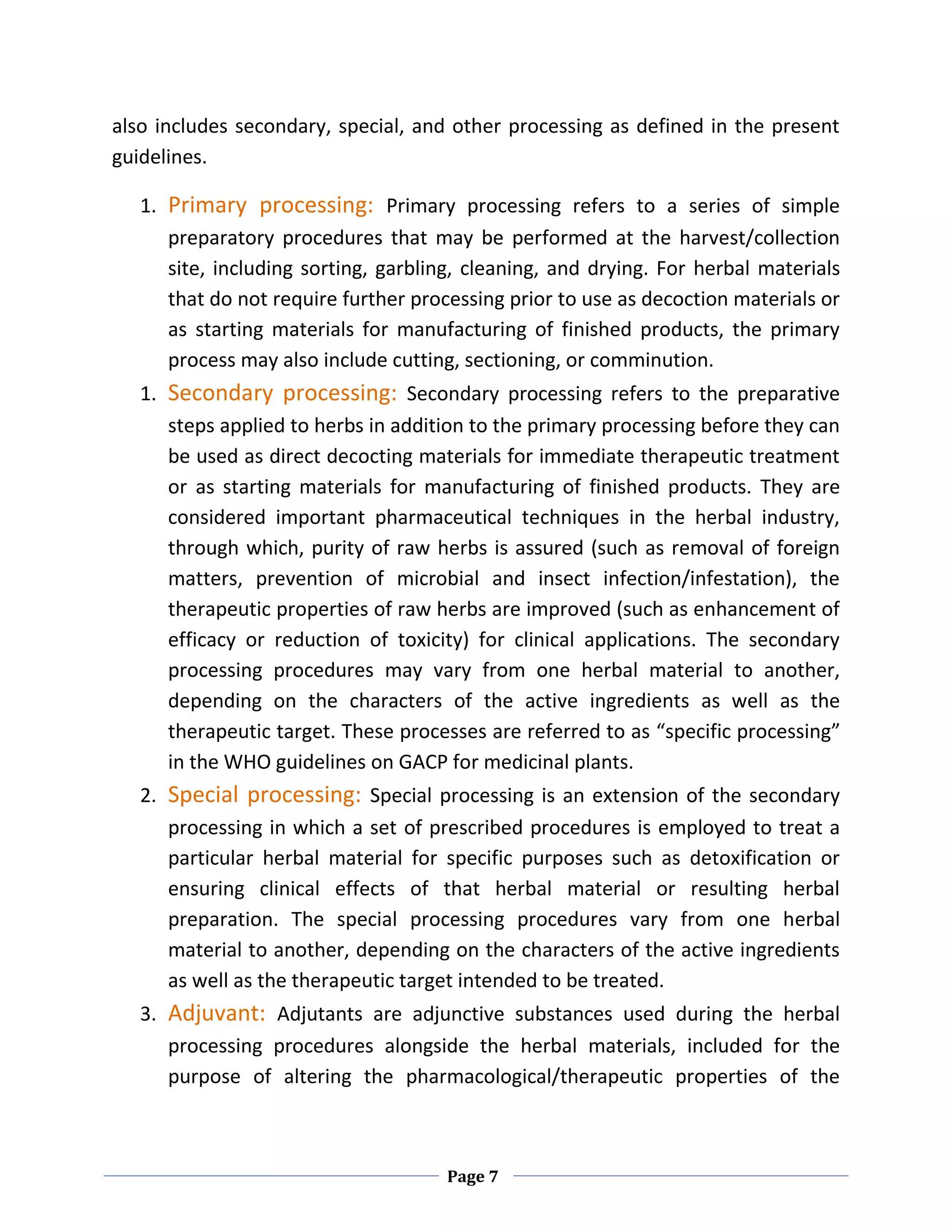 herba as raw materials | PDF