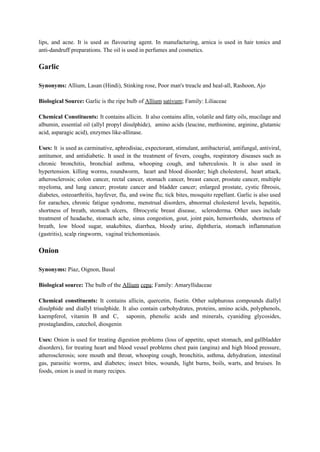 Herbs as Health Foods| Pharmacognosy | Pharmacy | Assignment.pdf