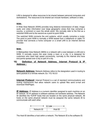 Assignment on internet | DOC