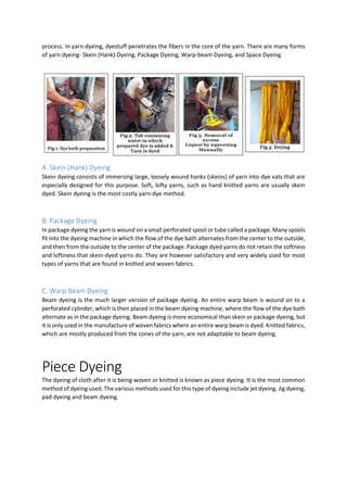 Assignment on latest development on dyeing technique | PDF