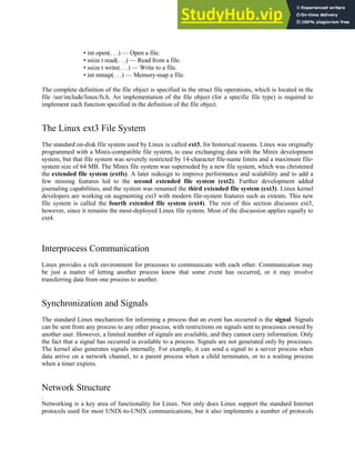 Assignment On Linux Unix Life Cycle And Its Commands Course Title System Programming Course Code ...
