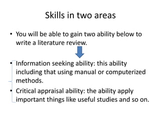 Assignment on literature review | PDF