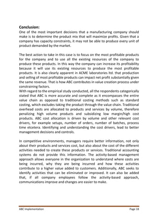 Assignment on management accounting | PDF