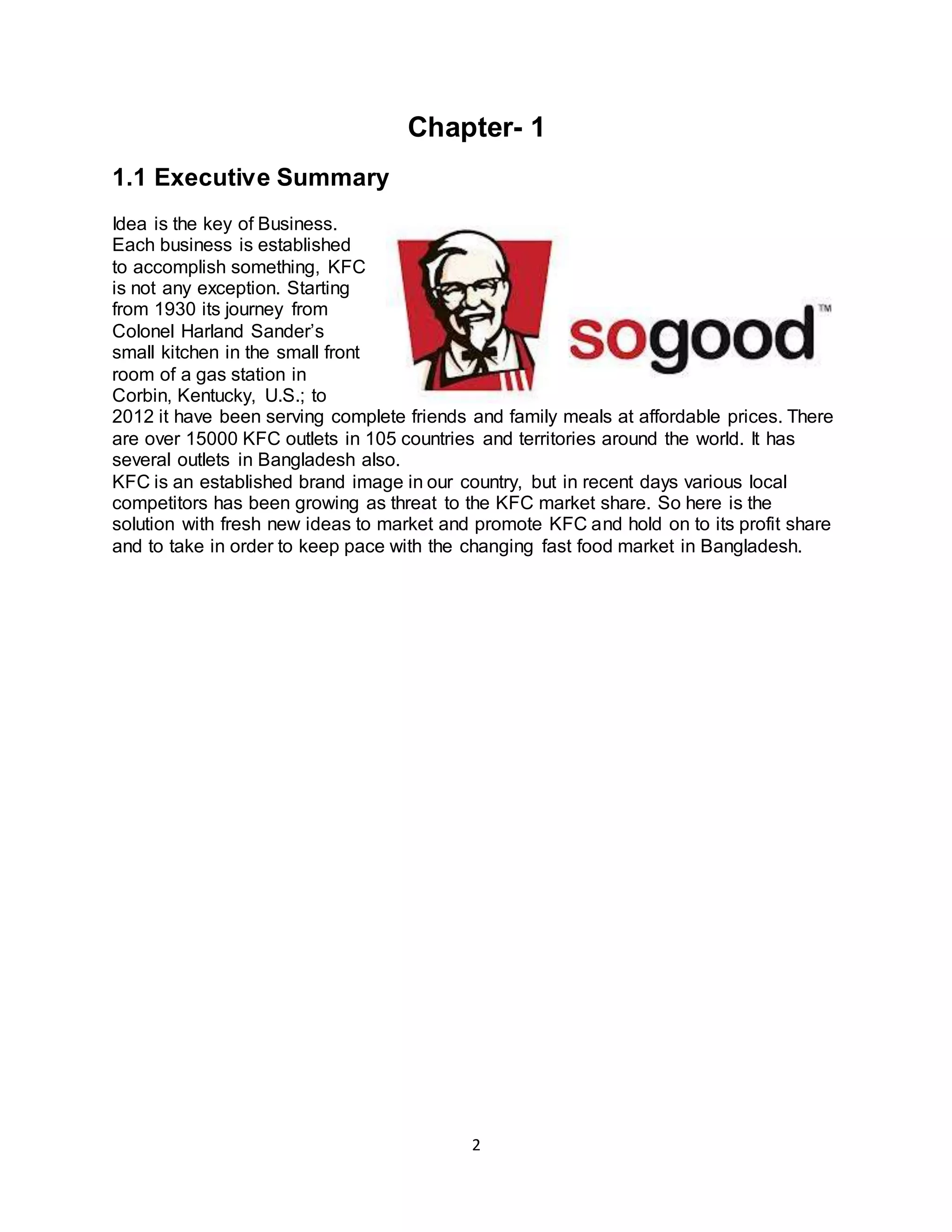 Assignment on market segmentation of kfc in bangladesh | DOCX | Food ...