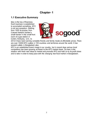 Assignment on market segmentation of kfc in bangladesh | DOCX