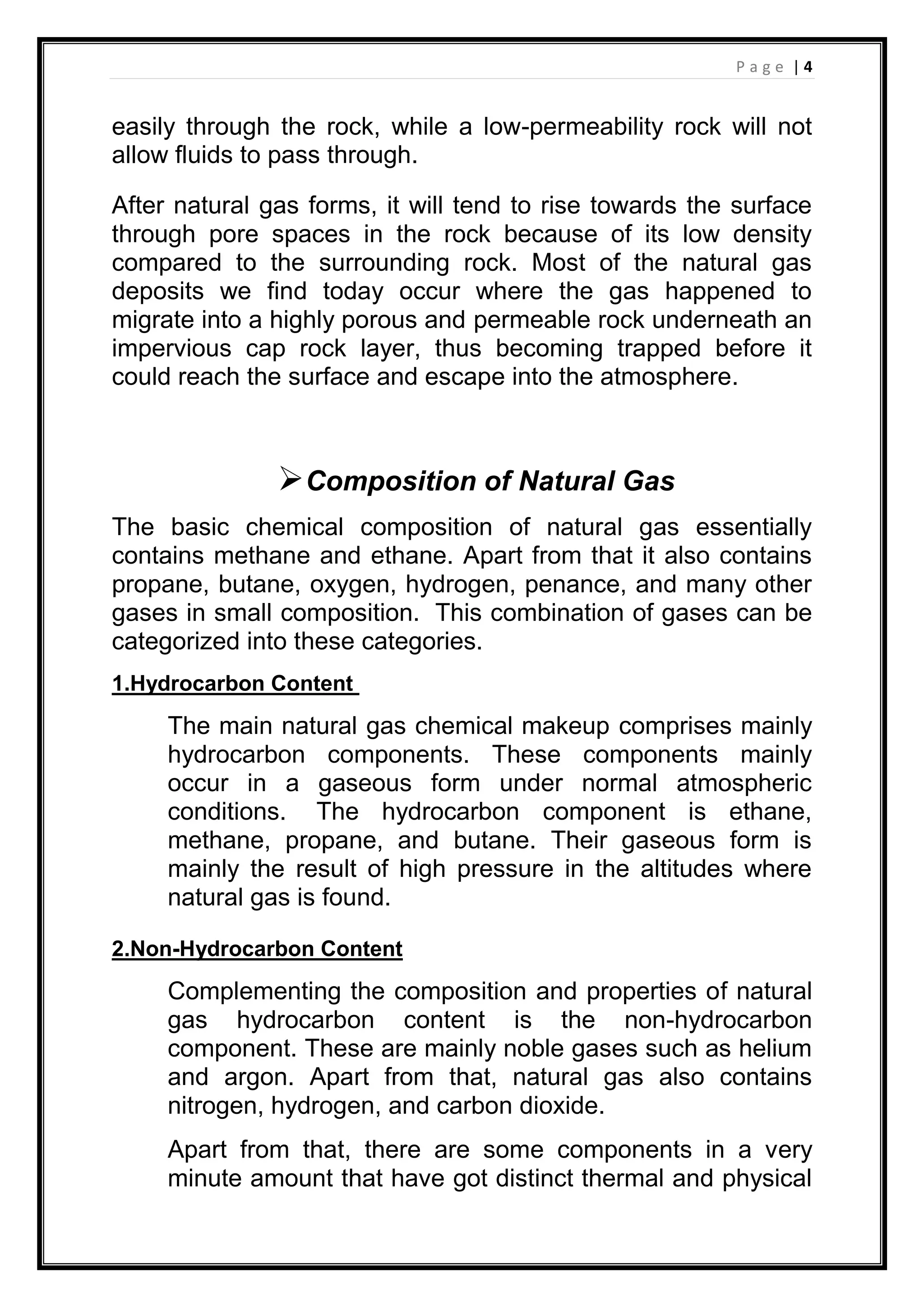 Introduction to natural gas. | PDF