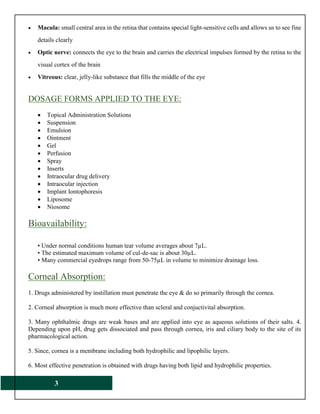 ophthalmic products | PDF