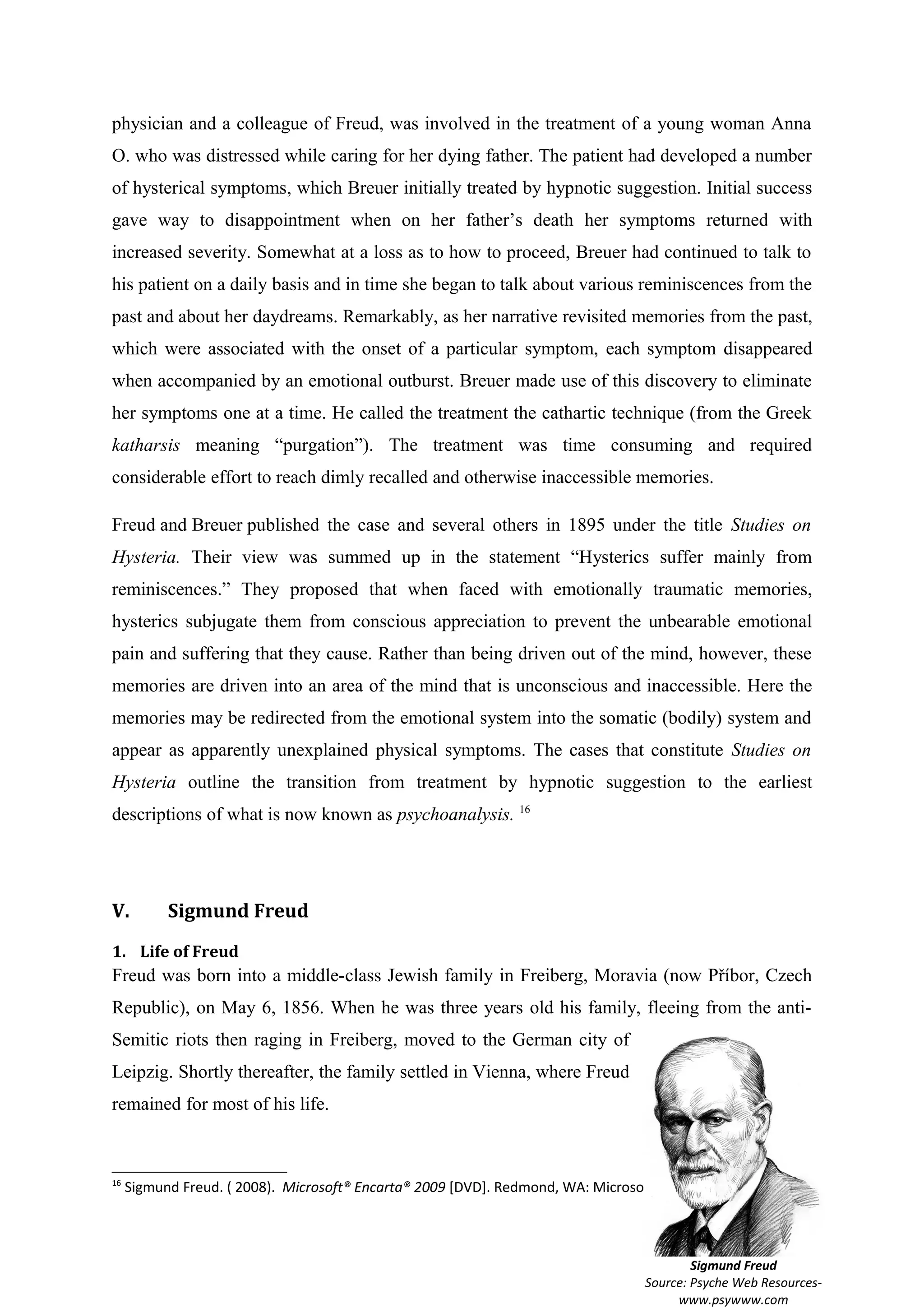 Introduction to Psychoanalysis: An Historical Overview | DOC