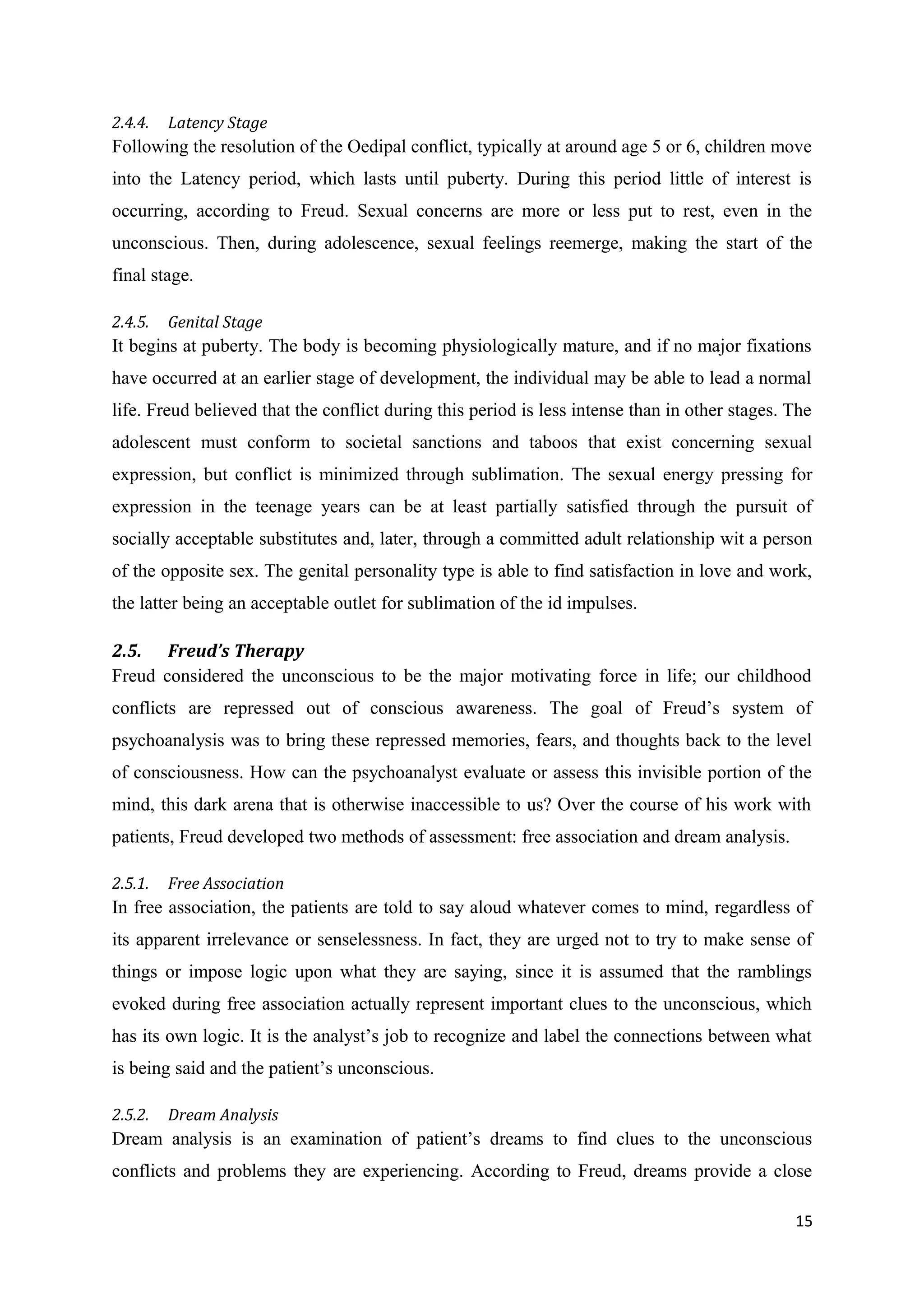 Introduction to Psychoanalysis: An Historical Overview | DOC