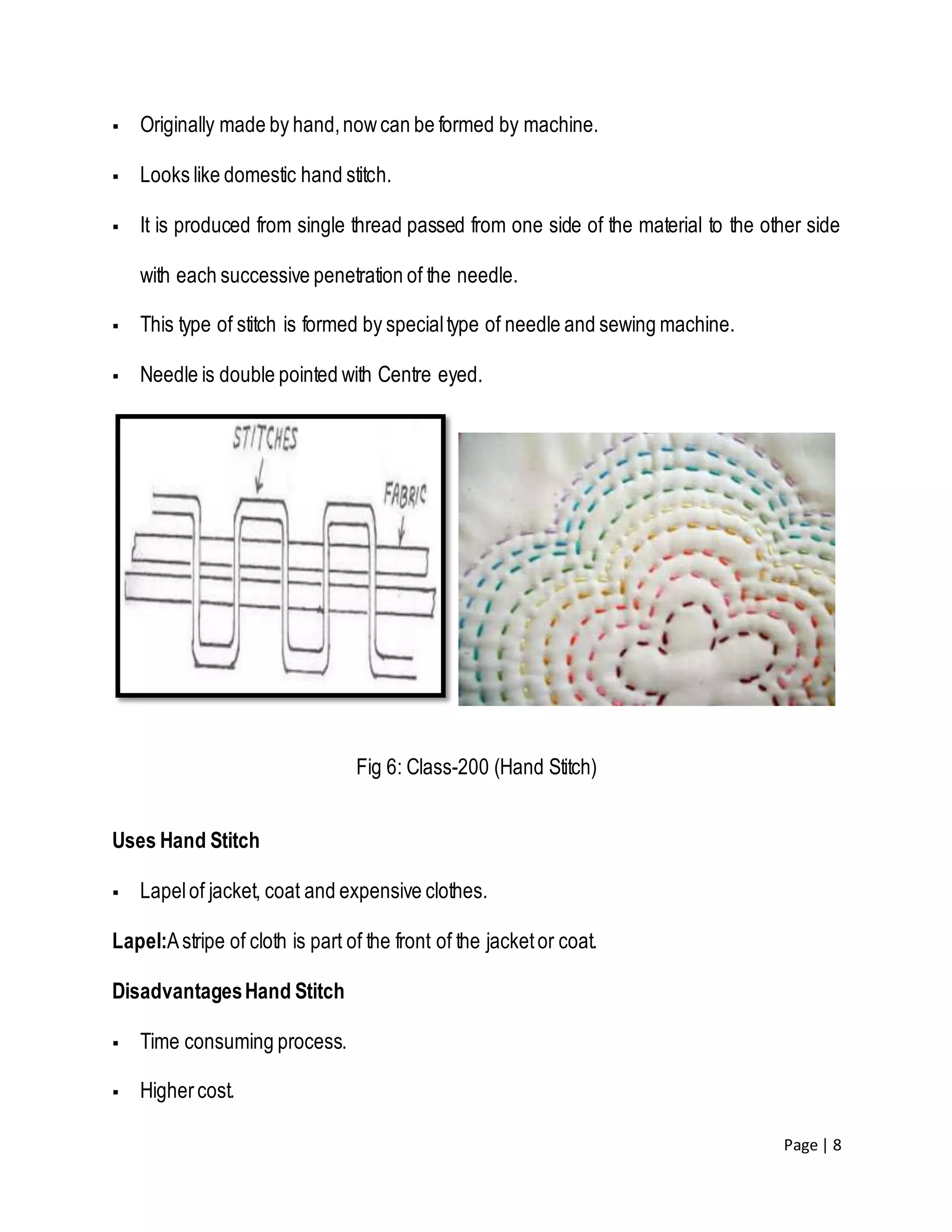 Assignment on Stitch | DOCX