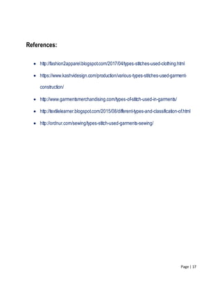 Assignment on Stitch | DOCX