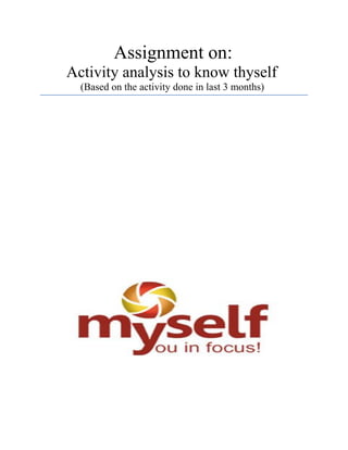 Assignment on self analysis | PDF
