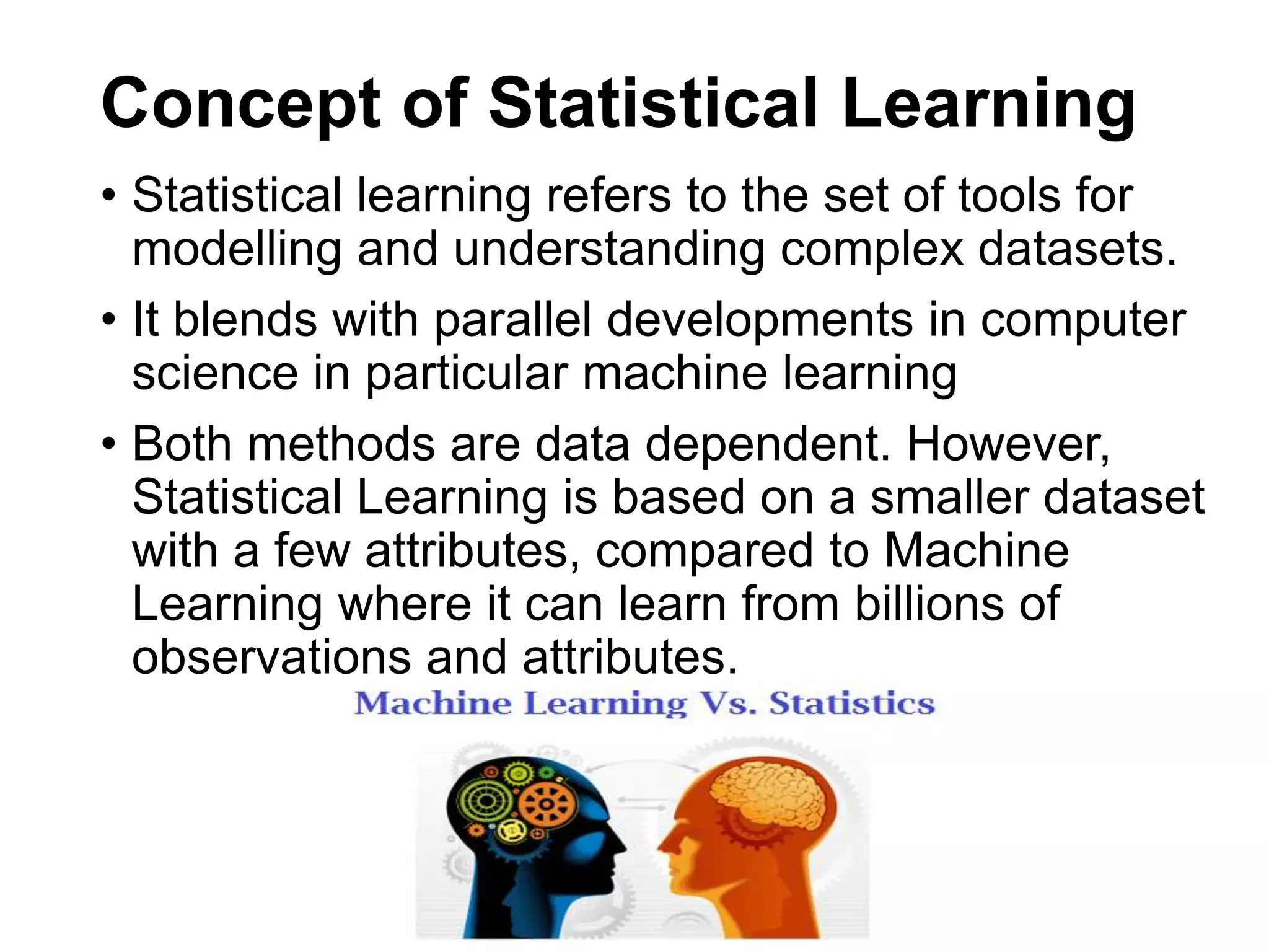 Introduction to statistical learning - Some basics | PPTX