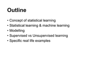 Introduction to statistical learning - Some basics | PPTX