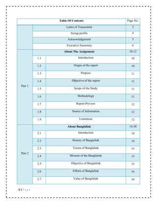Assignment on tqm practice of banglalink | PDF