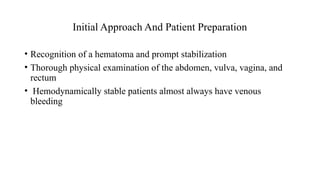 Assignment on vulvar Hematoma and vaginal. Ppt | PPTX