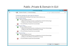 Assignment on windows firewall | PPTX