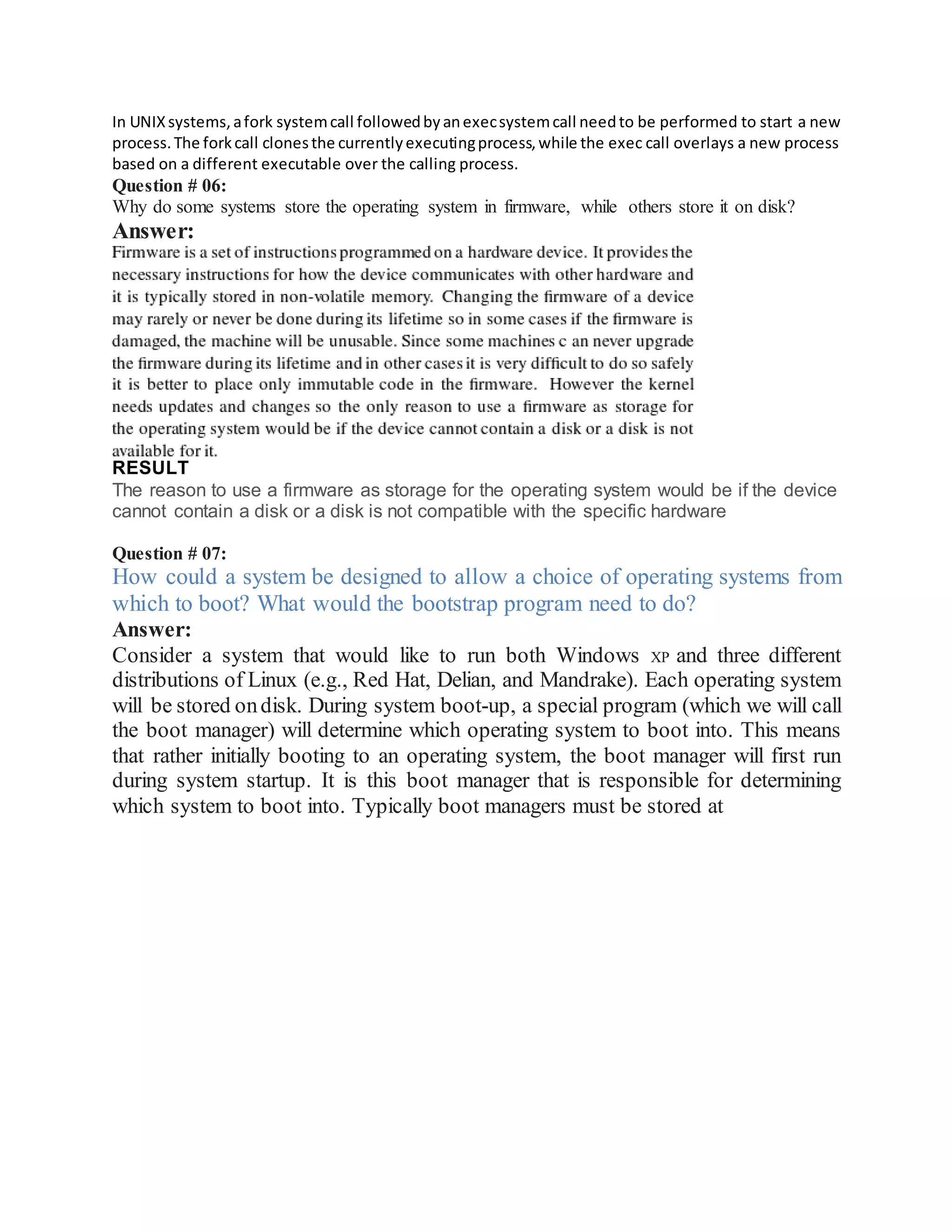 operating system assignment waht is interupt | PDF