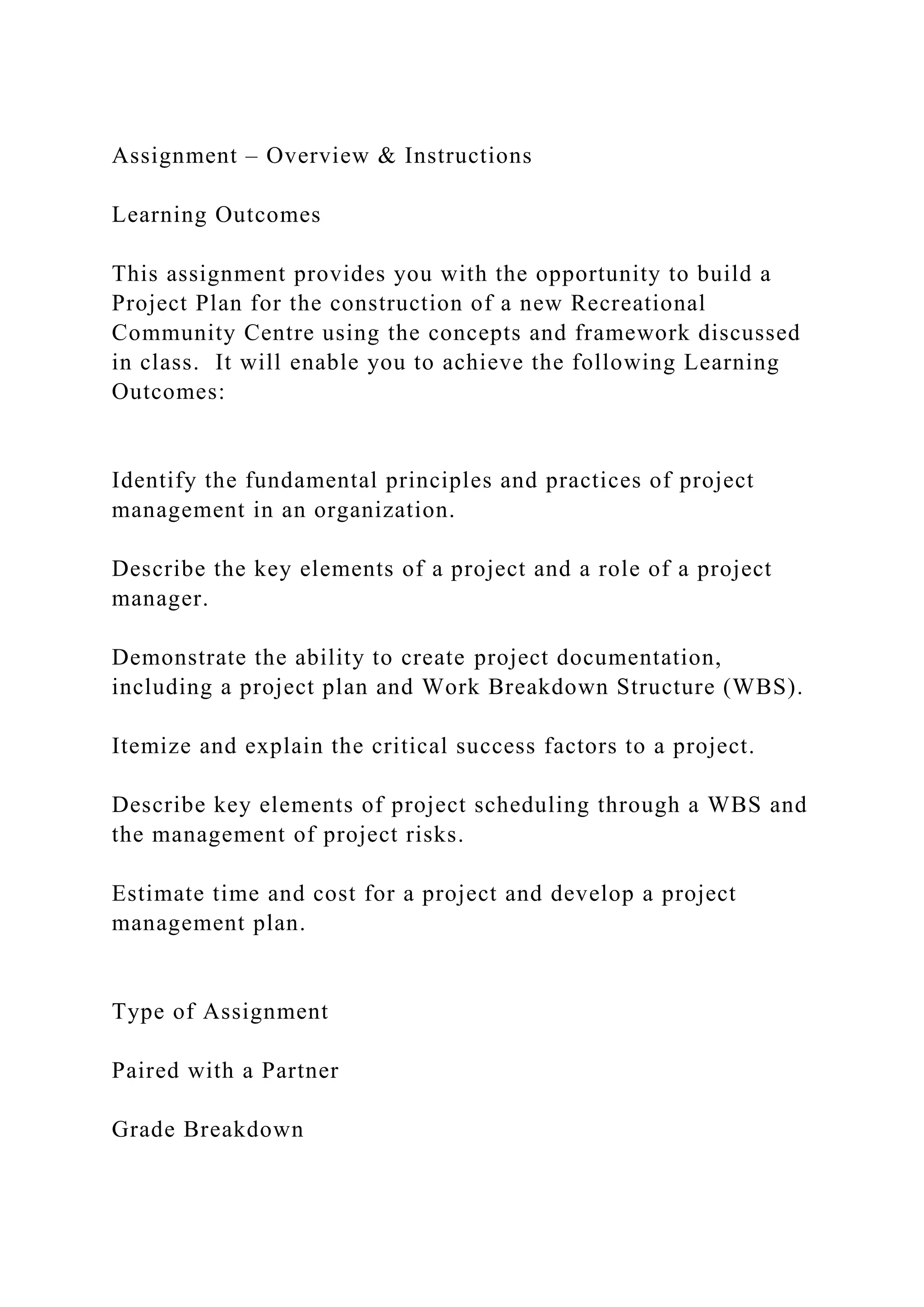 Assignment – Overview & Instructions Learning OutcomesThis a.docx