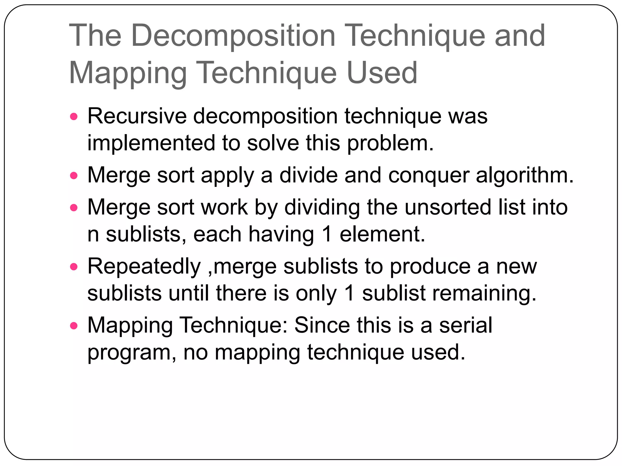 Recursive decomposition | PPT