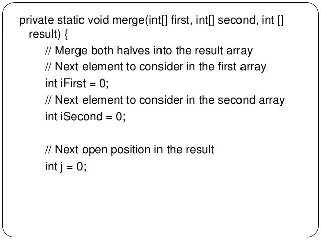 Recursive decomposition