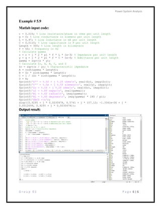 assignment pdd.pdf power distributiom matlab assignment | PDF