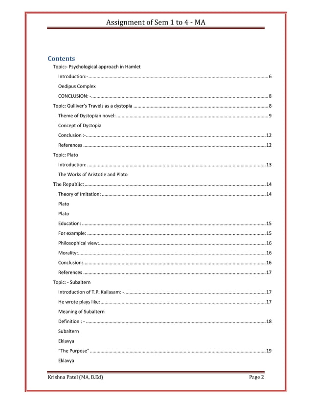 Assignments of Sem 1 to 3 | PDF